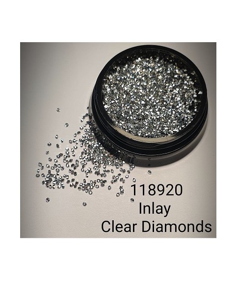 Inlay Clear Diamonds Magnetic