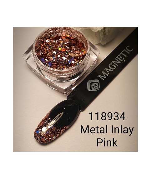 Metal Inlay Pink Magnetic