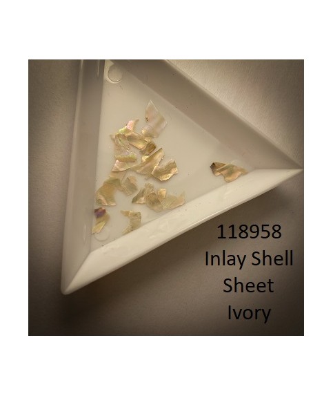 Inlay Shell Sheets Ivory Magnetic
