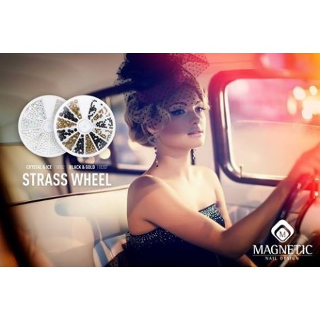 Strass Black & Gold 6 sizes 270pcs